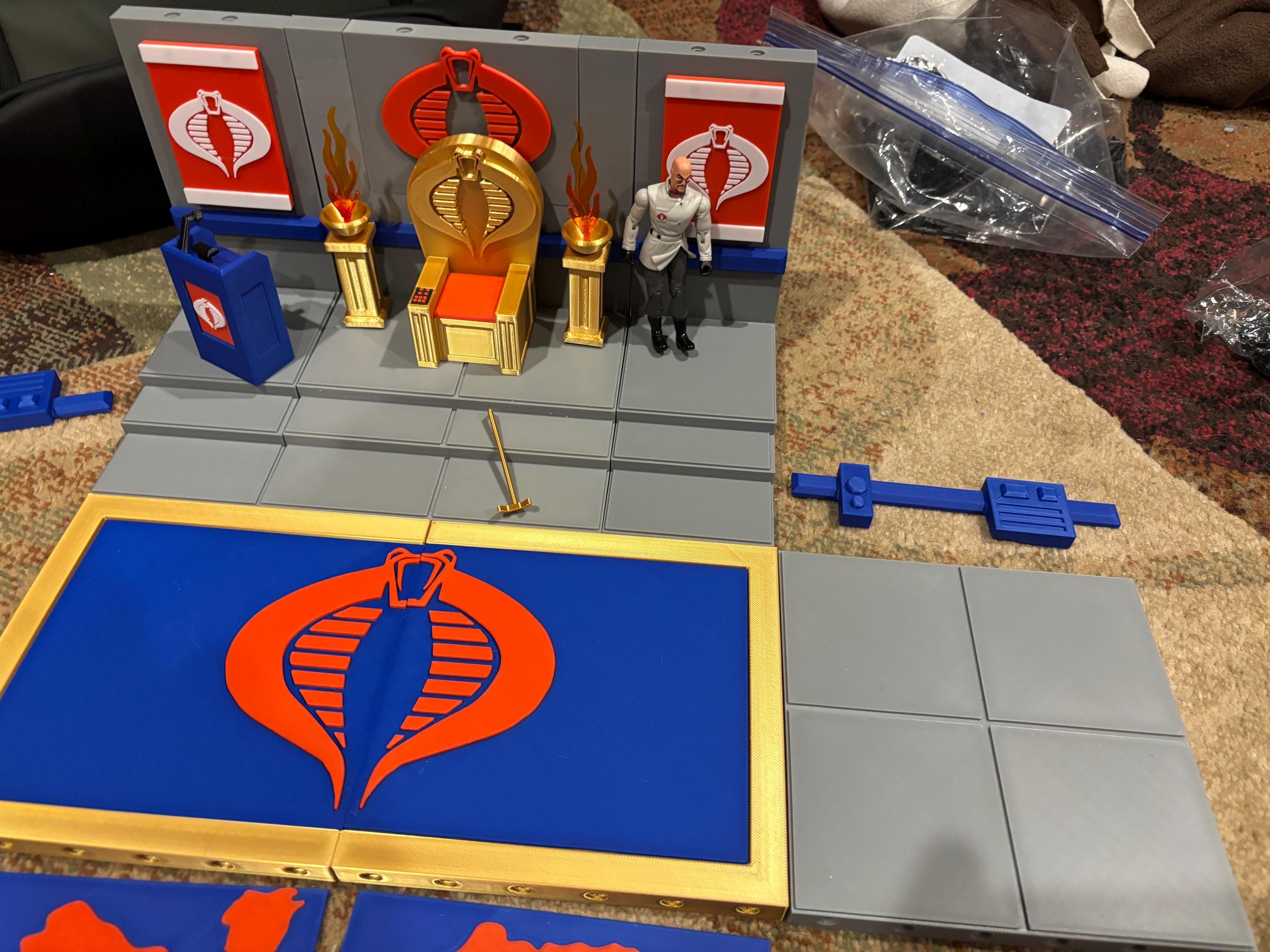 1:18 Scale Cobra Throne Room STL Files - Etsy