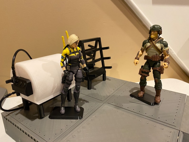 1:12 Scale '83 HQ Helipad With Expansions STL Files - Etsy