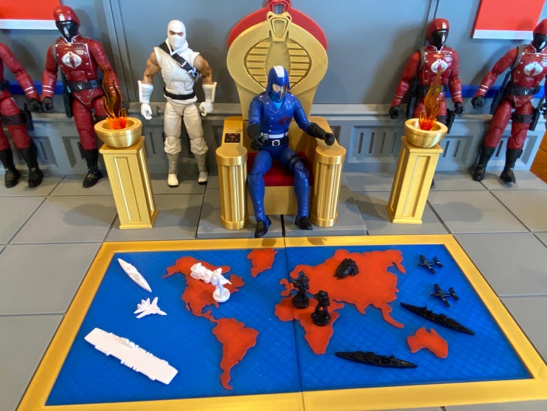 1:12 Scale Cobra Modular Throne Room Set of STL Files - Etsy