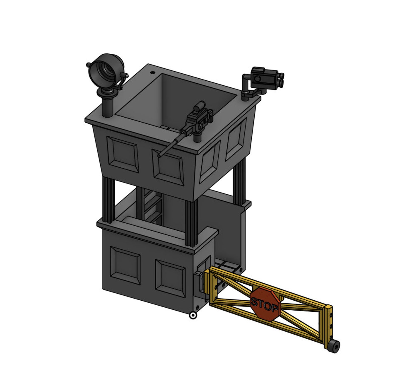 1:12 Scale Checkpoint Station STL Files - Etsy