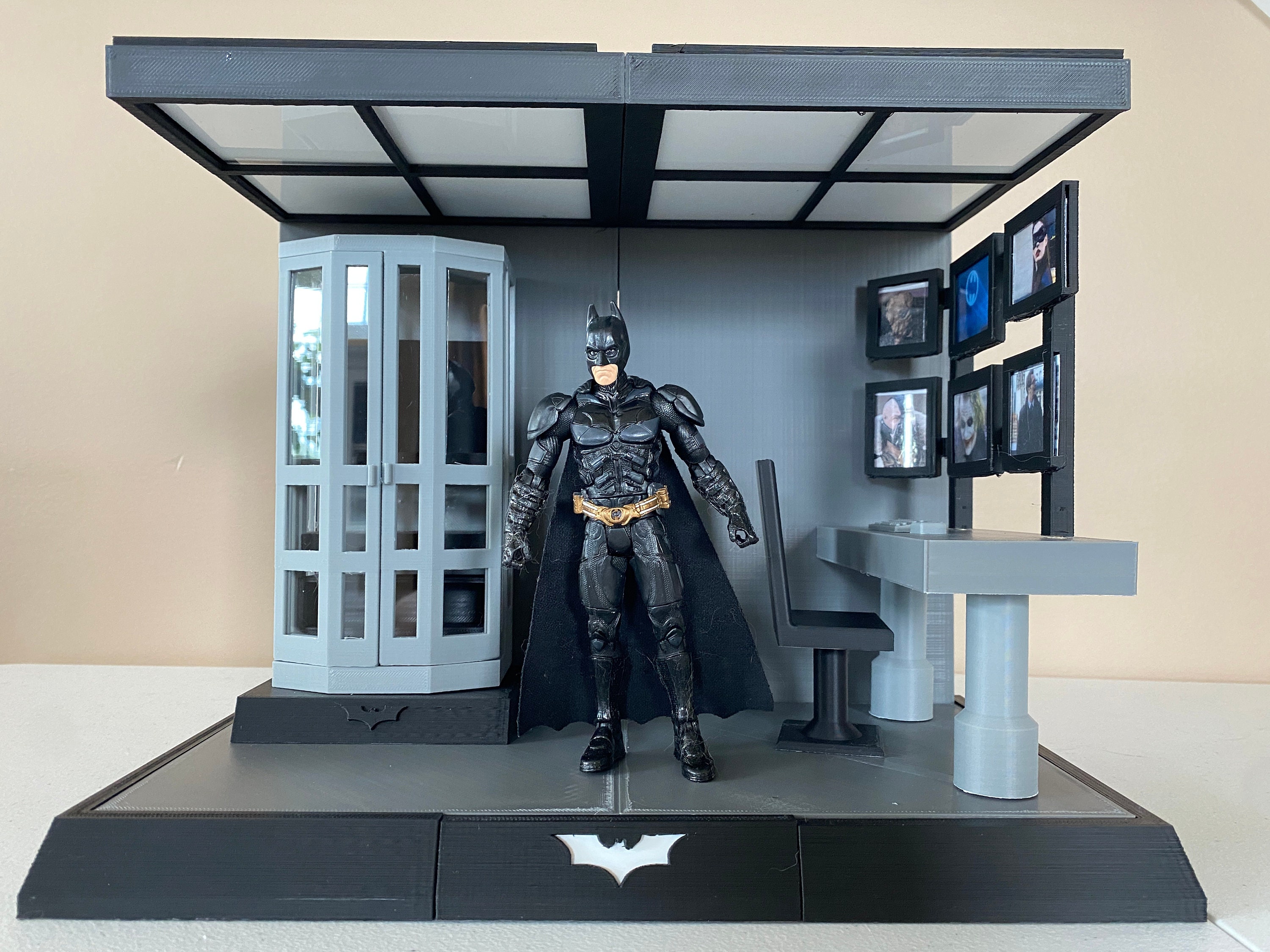 1:12 Scale Dark Knight Bat Cave Diorama STL Files - Etsy