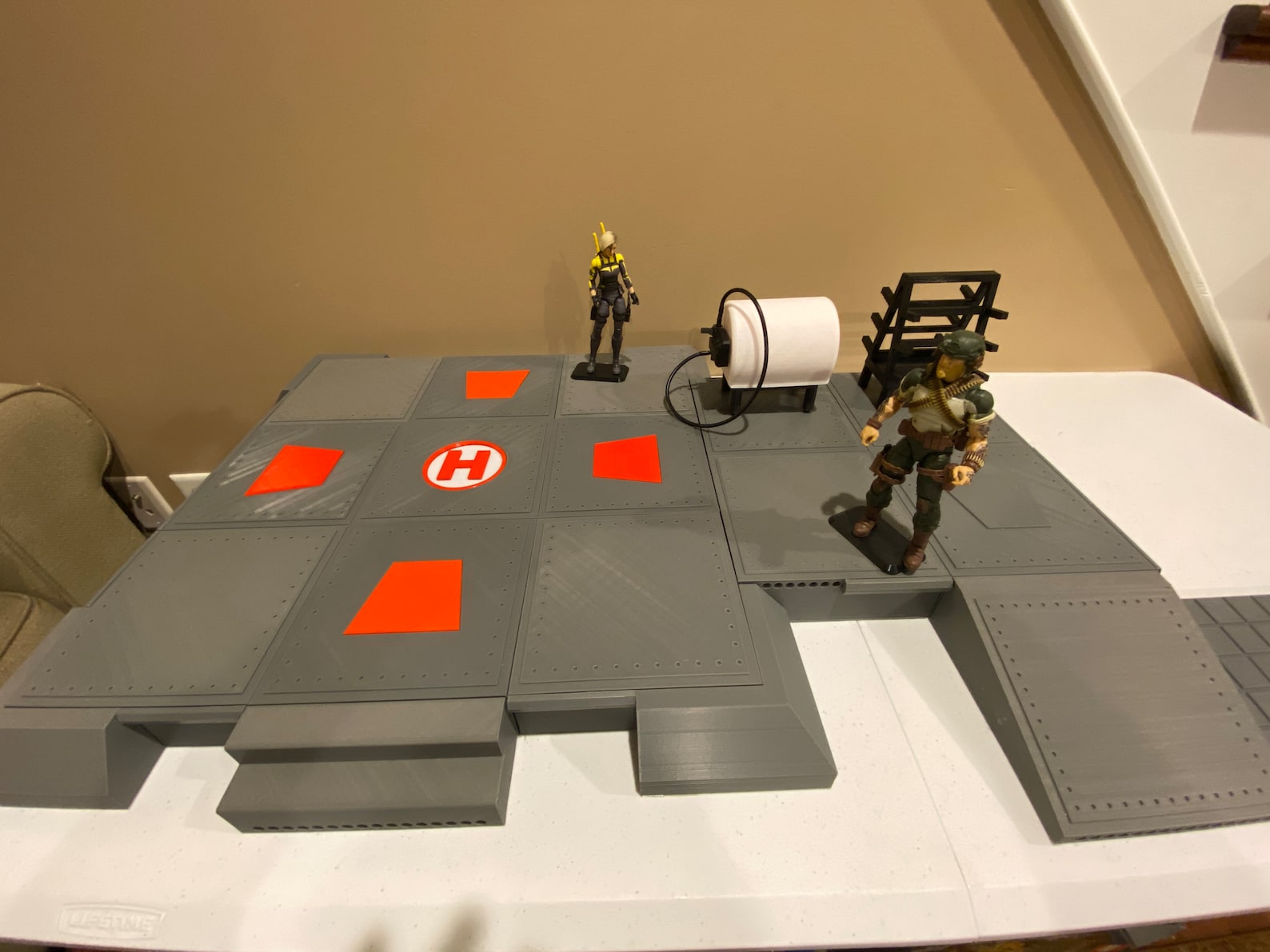 1:12 Scale '83 HQ Helipad With Expansions STL Files - Etsy