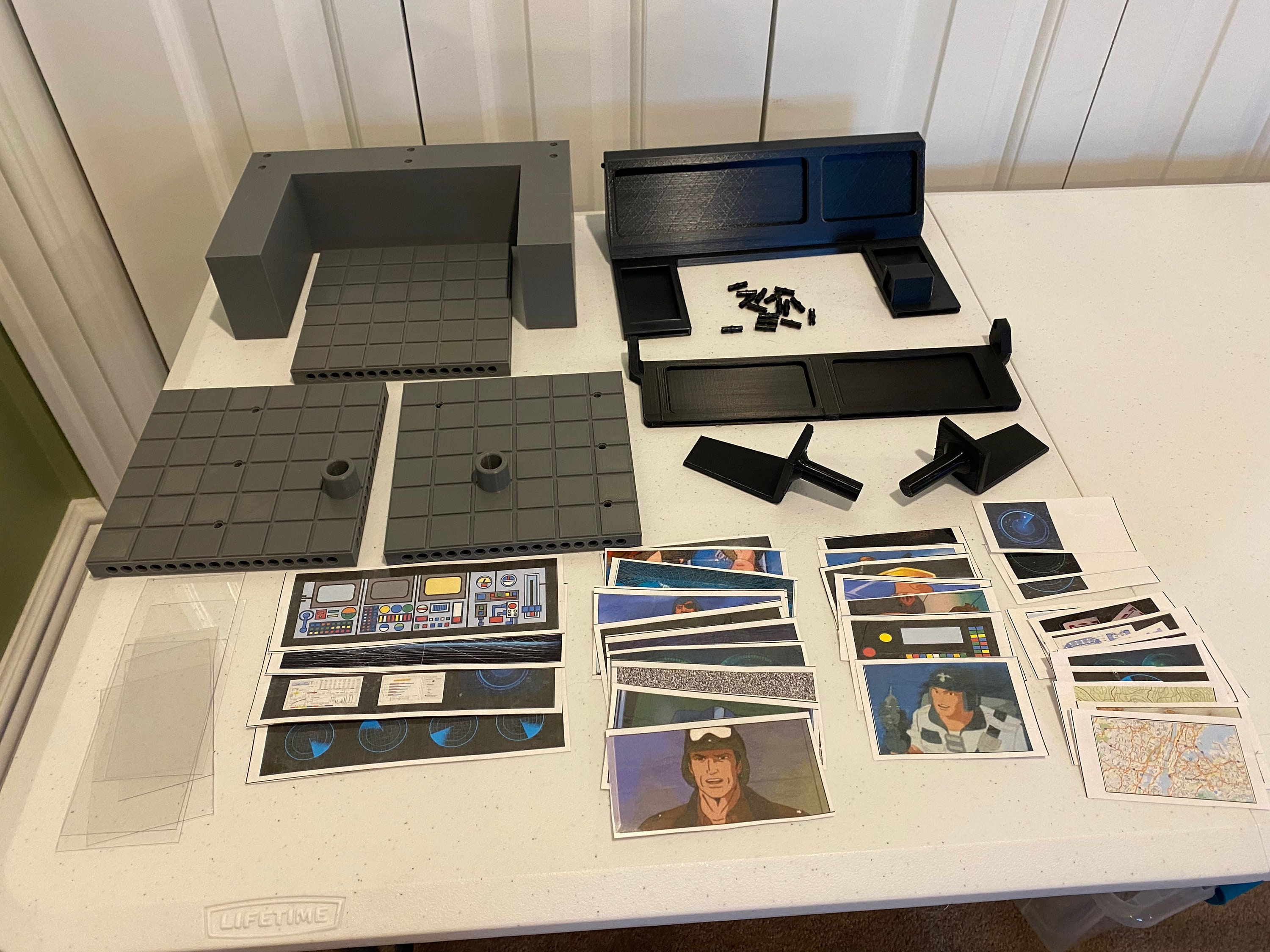 1:12 Scale '83 GI JOE HQ Comms Center Playset Stl Files - Etsy