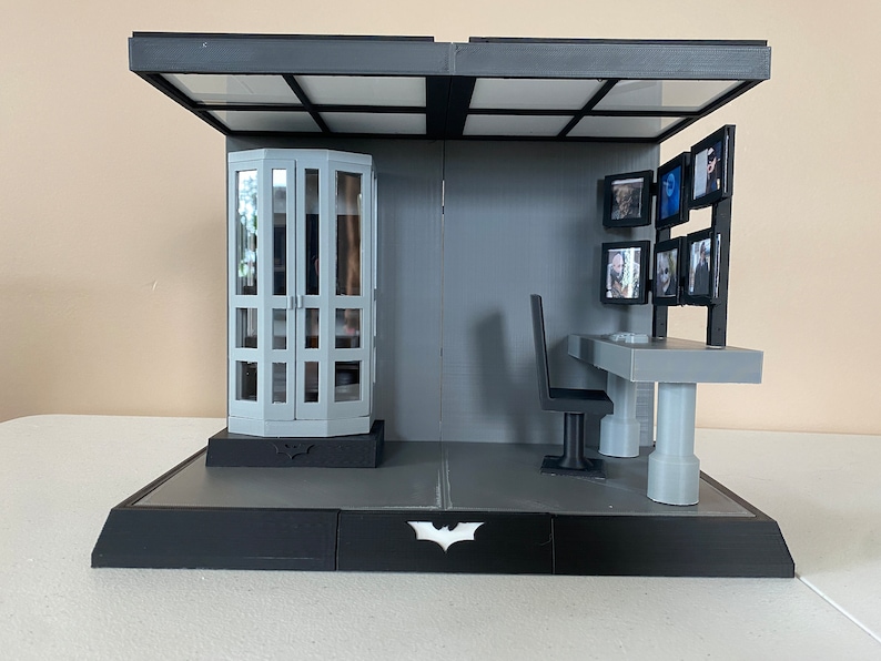 1:12 Scale Dark Knight Bat Cave Diorama STL Files - Etsy