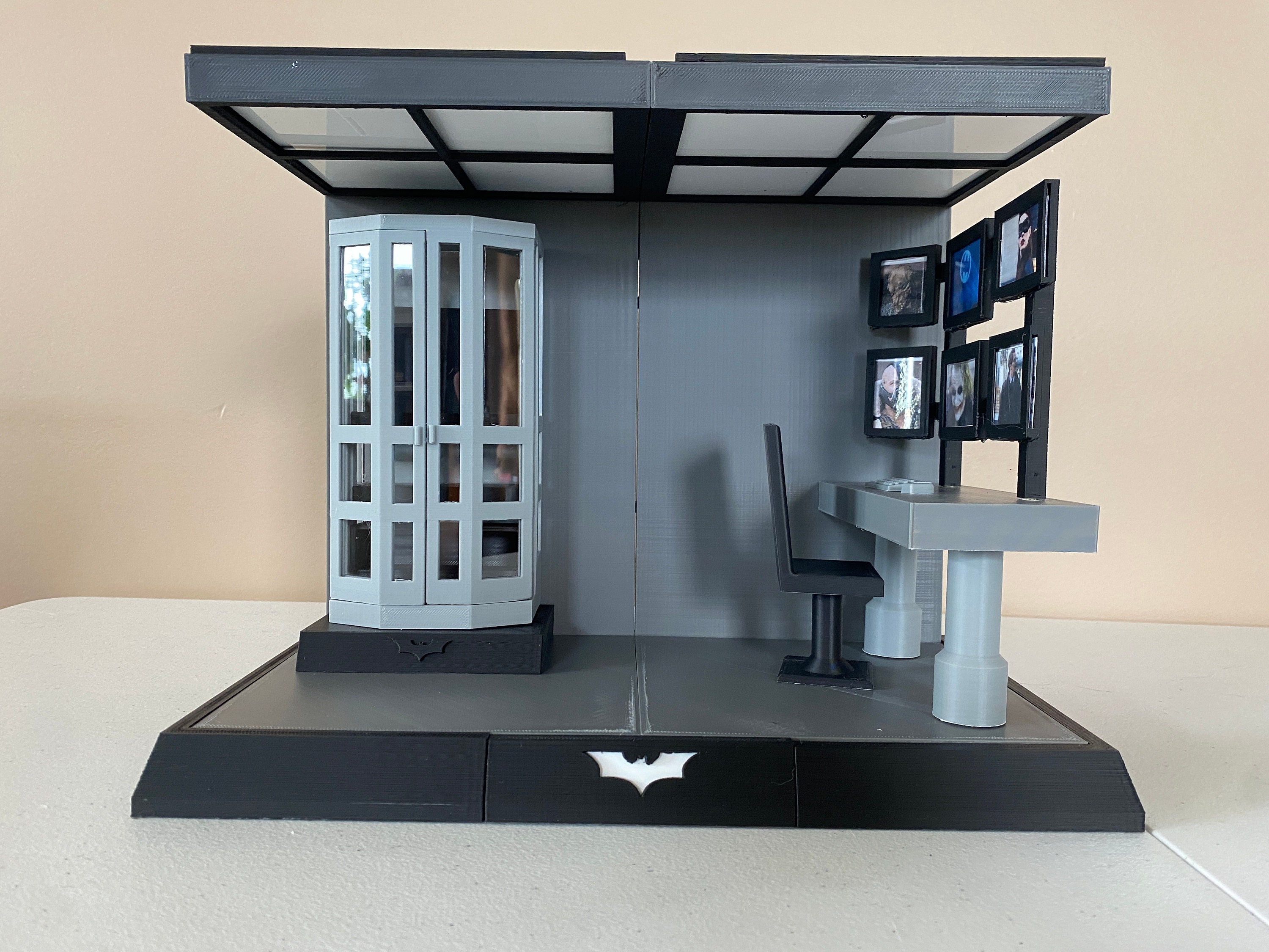 1:12 Scale Dark Knight Bat Cave Diorama STL Files - Etsy
