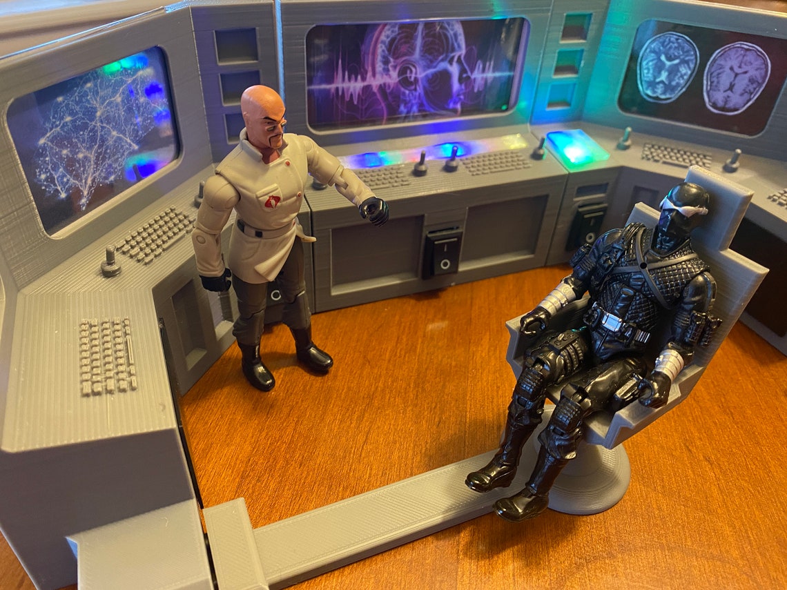 1:18 Scale Brainwave Scanner. STL Files - Etsy