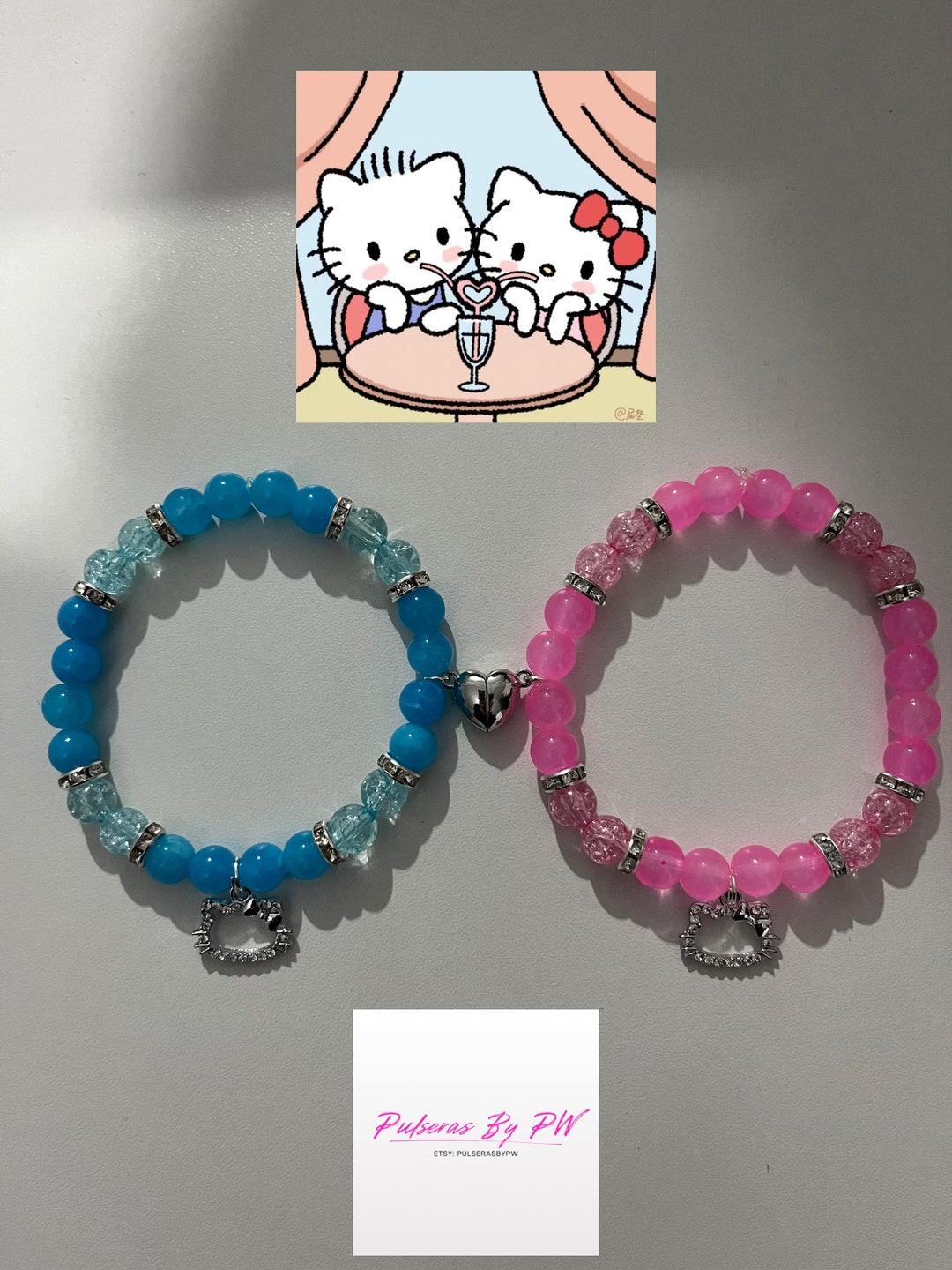 Hello Kitty & Dear Daniel Matching Bracelets - Etsy