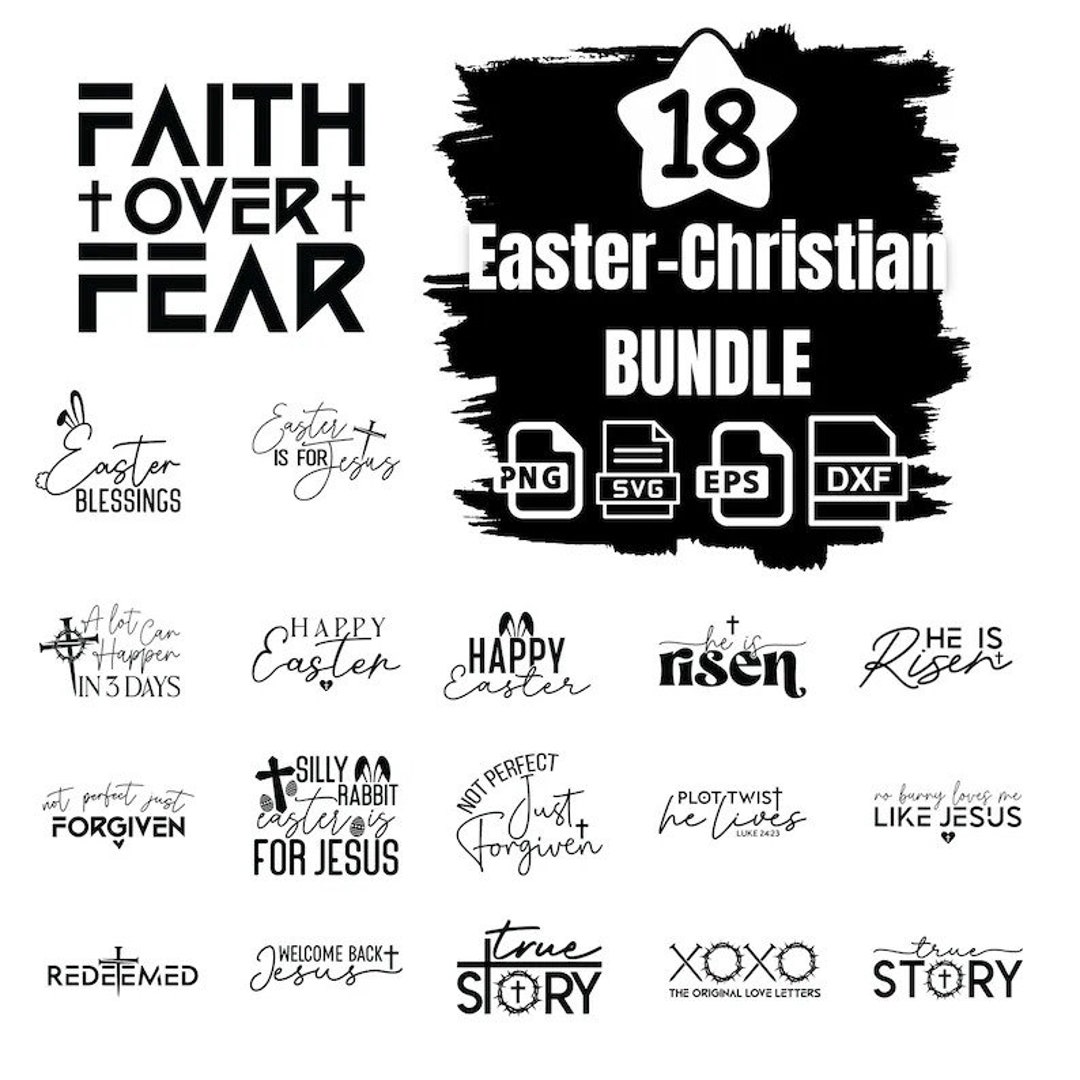 Christian Bundle Svg,god Svg, Jesus Svg, Faith Bundle Svg,bible Verse ...