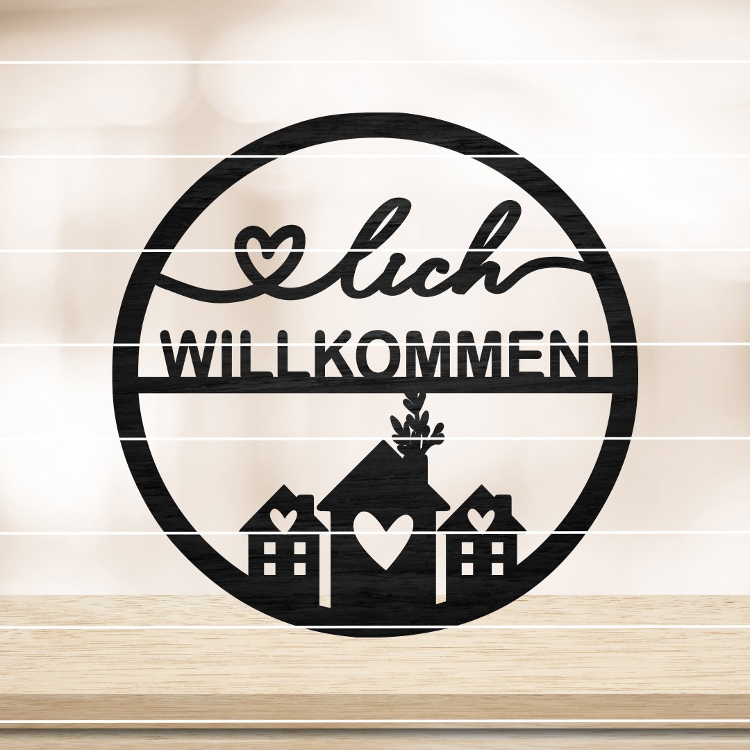 SVG File Including Commercial License Loop/wreath With Houses, House ...