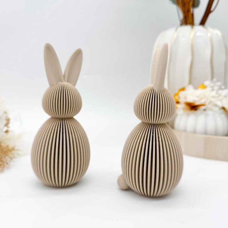 3D Print File, Ribbed Rabbit, Easter, Easter Decoration, Bunny, Easter ...