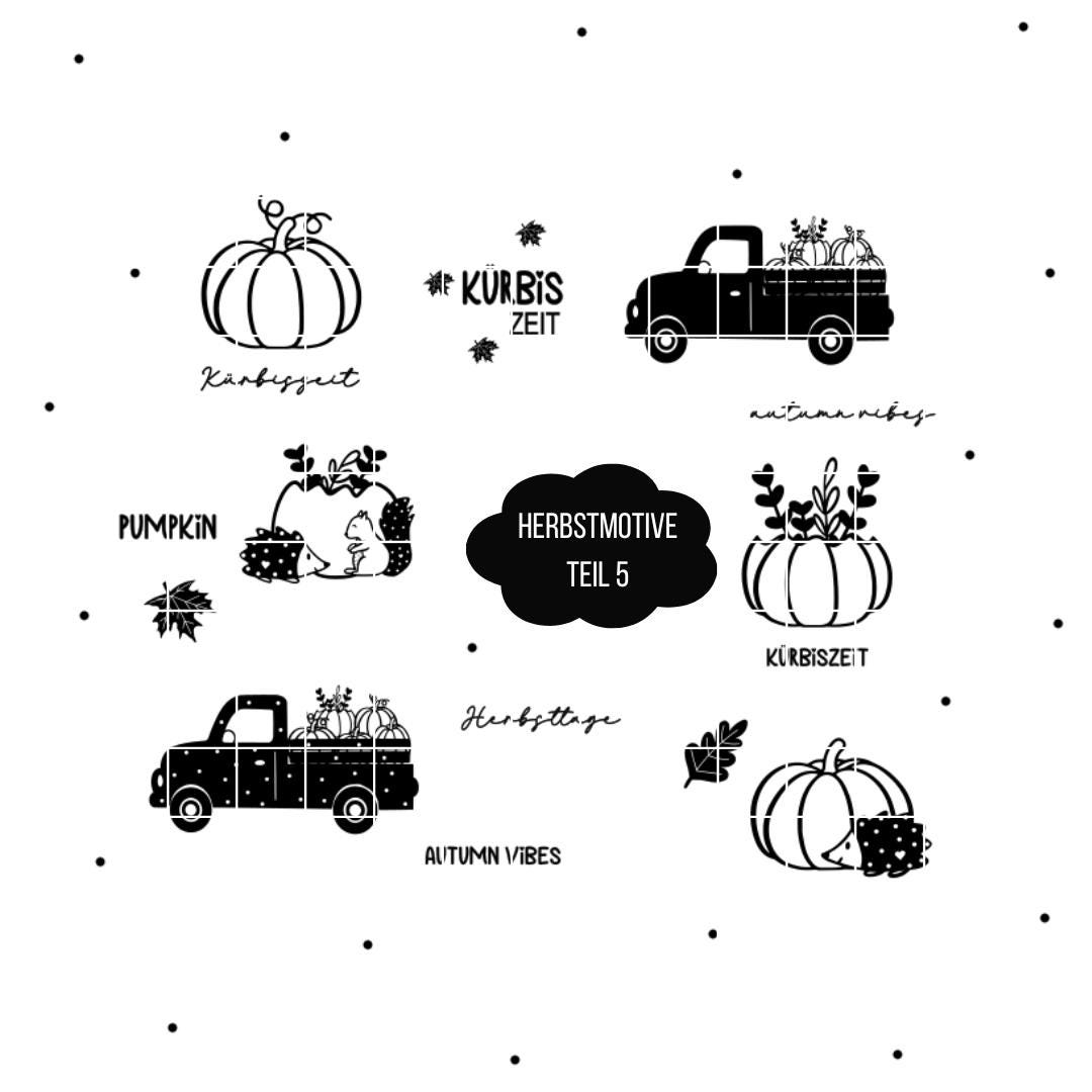 SVG, PNG, DXF Including Commercial License Autumn Motifs Part 5, Laser ...