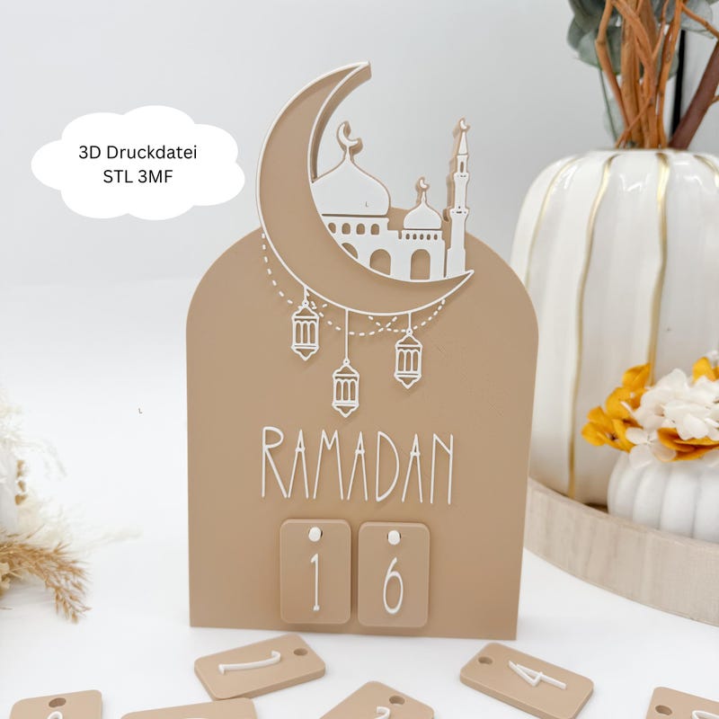 Ramadan 3d Calendar - Etsy UK