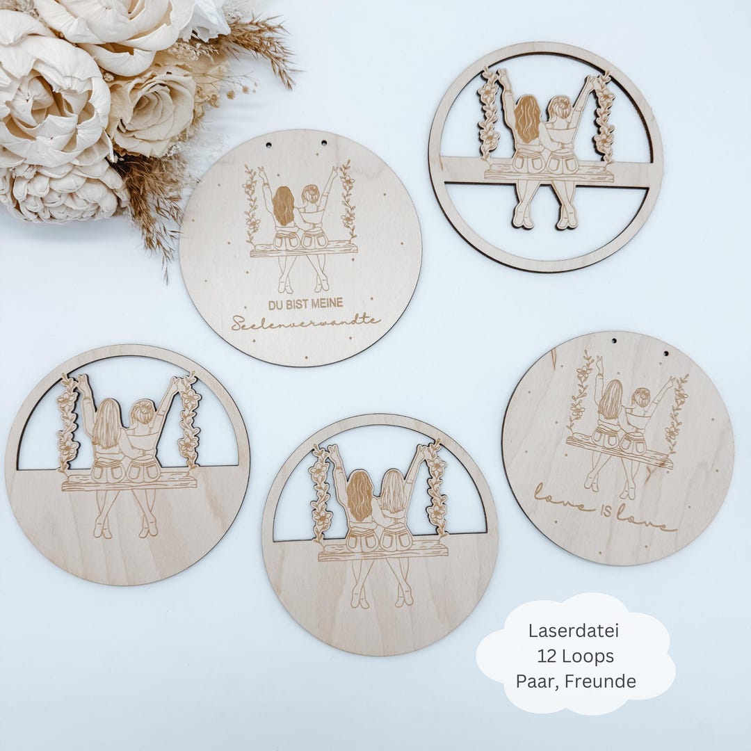 Laser File 12 Loops, Best Friends, Peace, No. 1/3, Valentine's Day ...