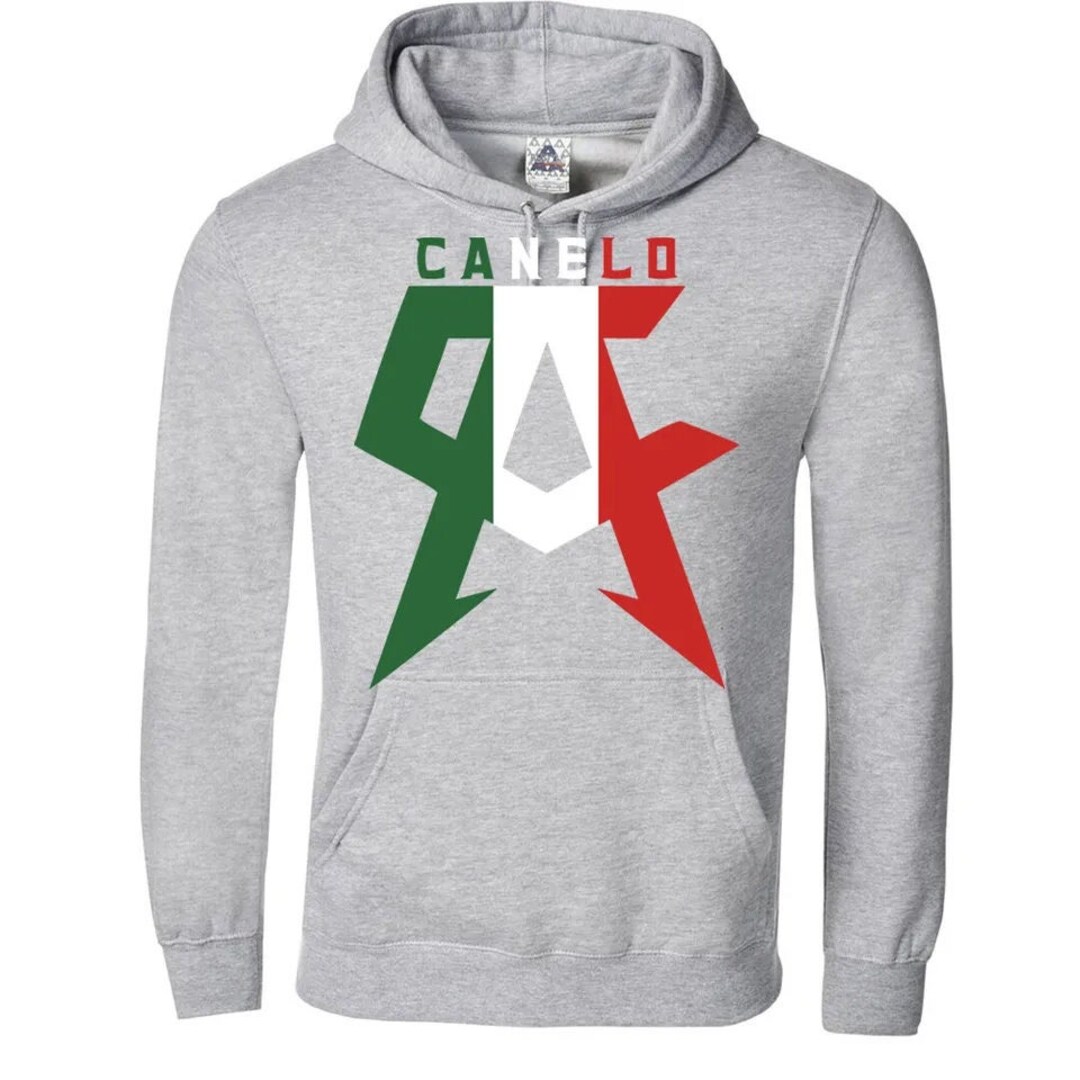 CANELO Hoodie Alvarez Boxing Championship Fight Night Mexico Flag ...