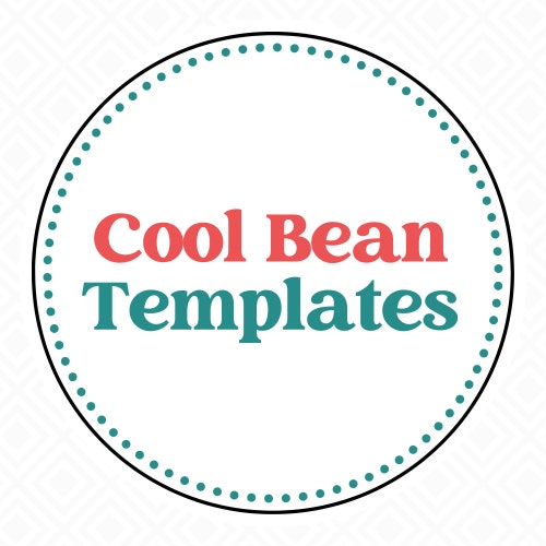 CoolBeanTemplates - Etsy