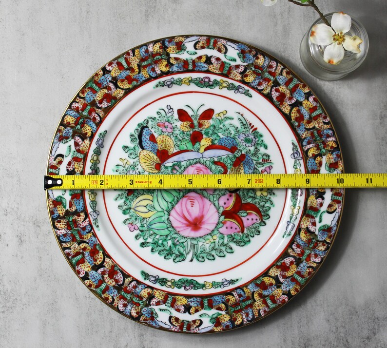 Vintage Thousand Butterflies Plate Singapore Chartsworth PTE Ltd ...