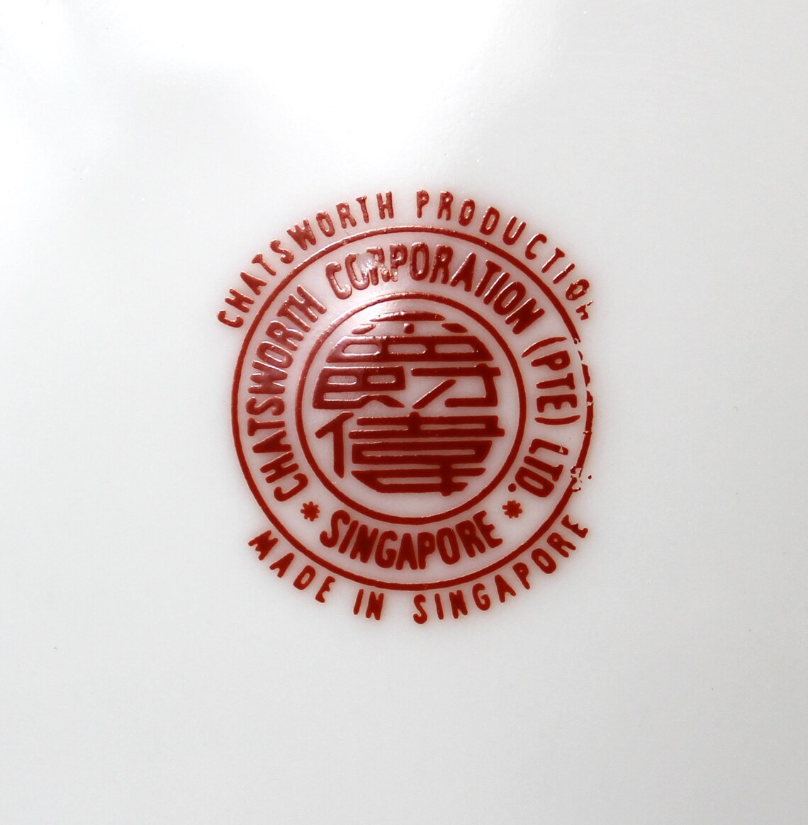 Vintage Thousand Butterflies Plate Singapore Chartsworth PTE Ltd ...