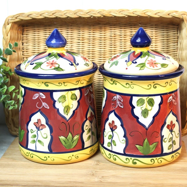 Italian Canister Set - Etsy