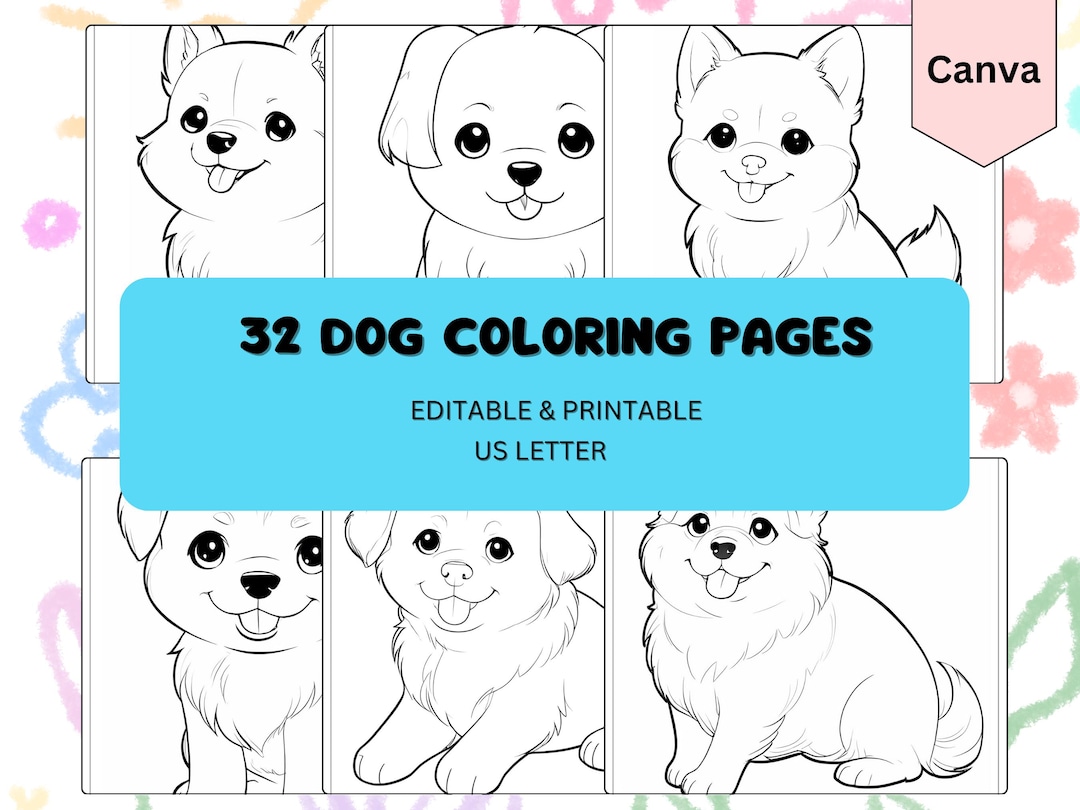Dog Coloring Pages for Kids, Dog Breeds Coloring, Printable ...