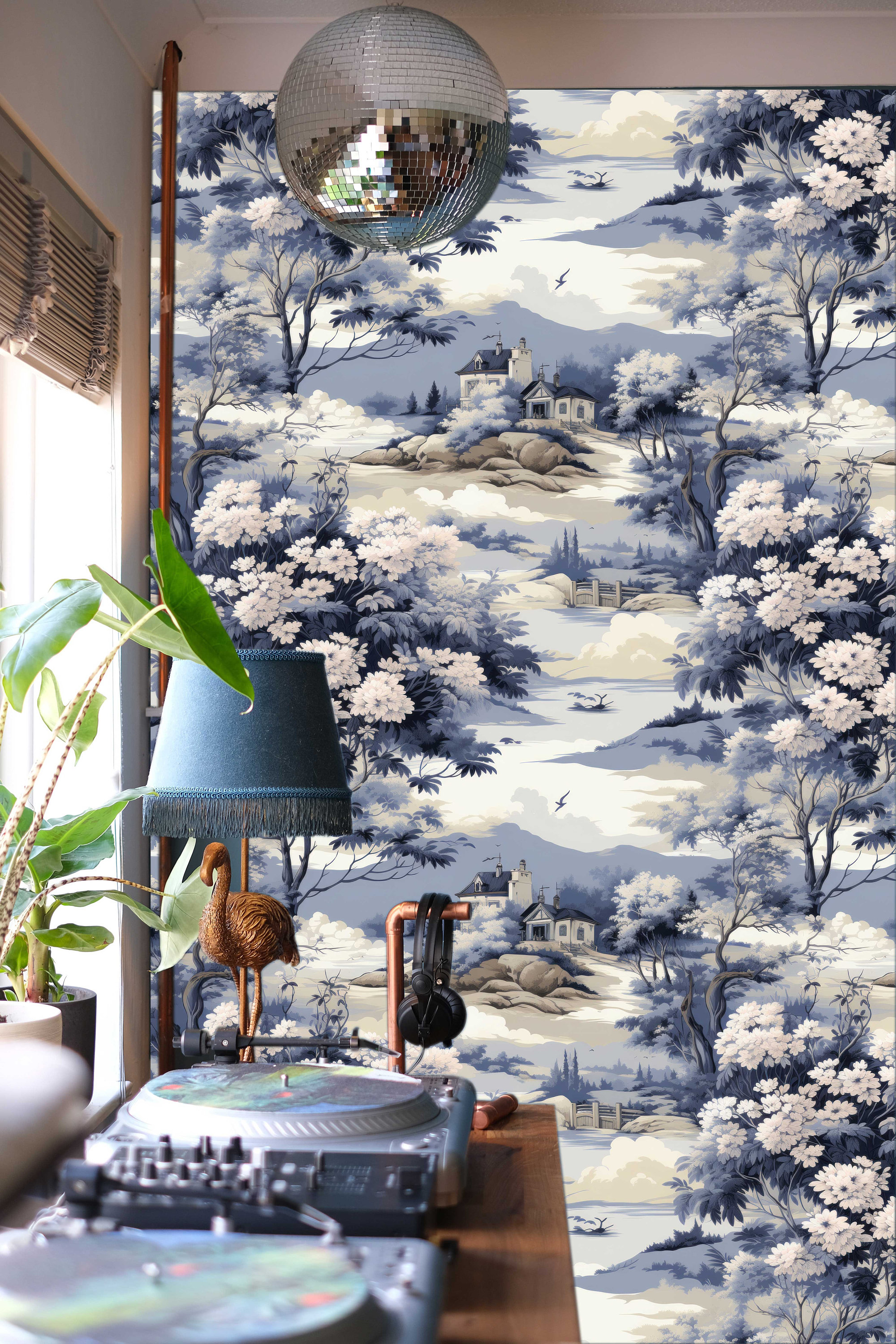 Toile Tales Captivating French Toile Illustration Removable - Etsy