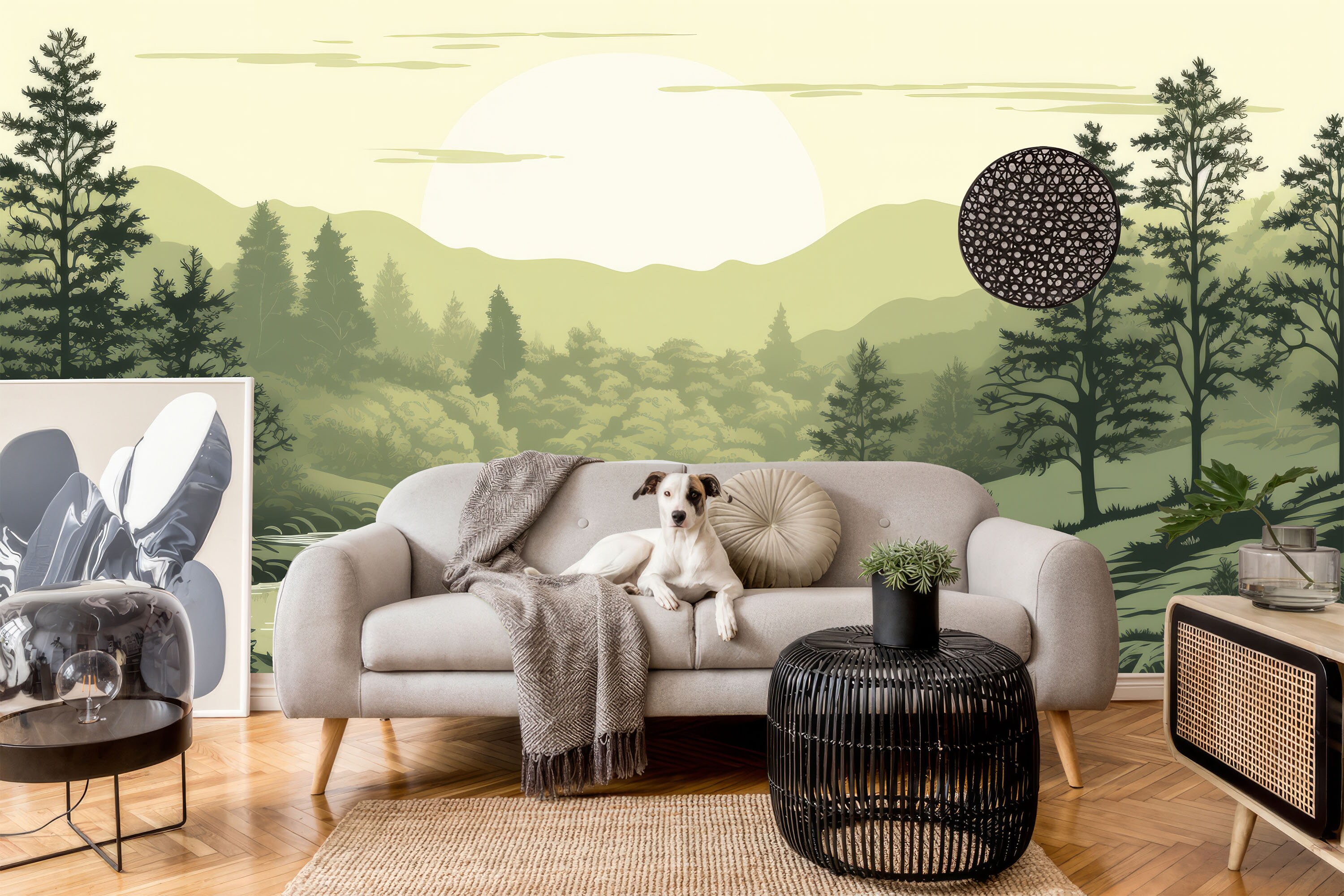 Forest Peel and Stick Wallpaper Mural Removable Self Adhesive - Etsy