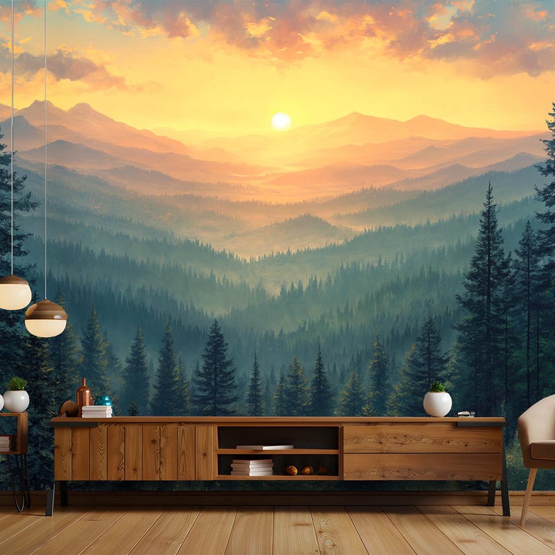 Panoramic Wallpaper - Etsy