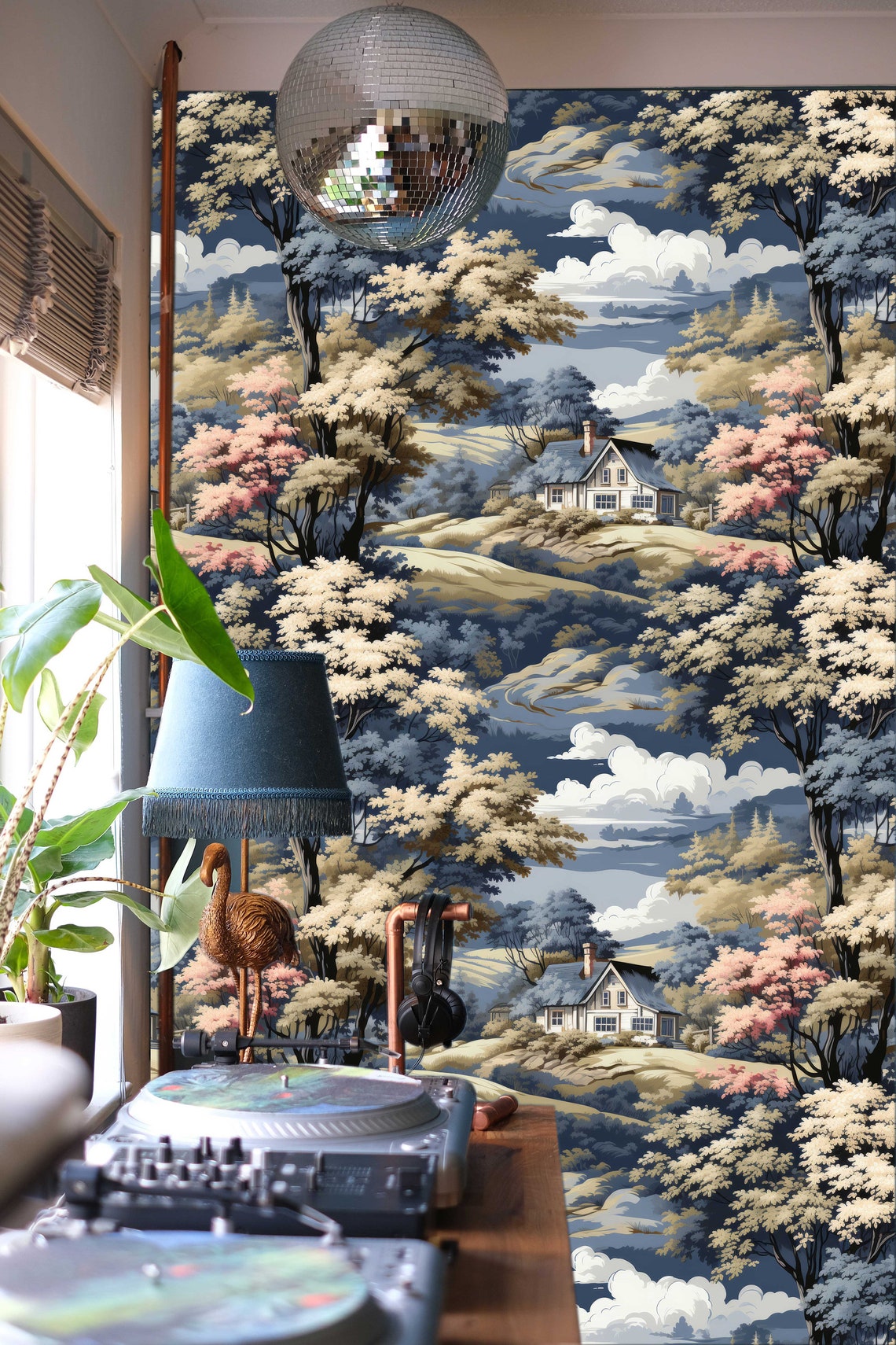 Vintage Toile Modern Twist Peel & Stick French Toile - Etsy