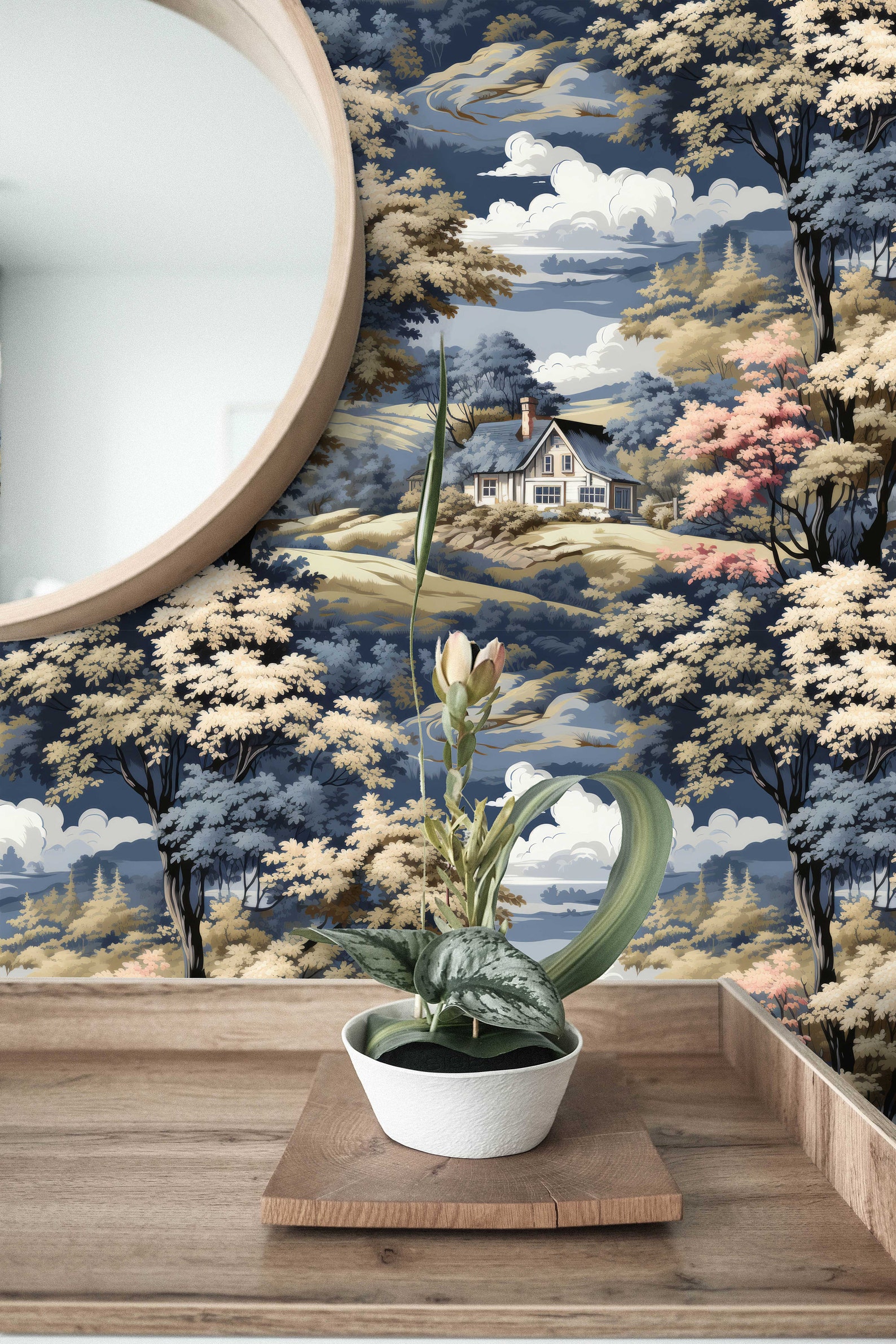 Vintage Toile Modern Twist Peel & Stick French Toile - Etsy