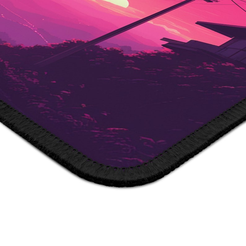 Lofi Mouse Pad Anime Night City Mousepad Anime Mouse Pad - Etsy