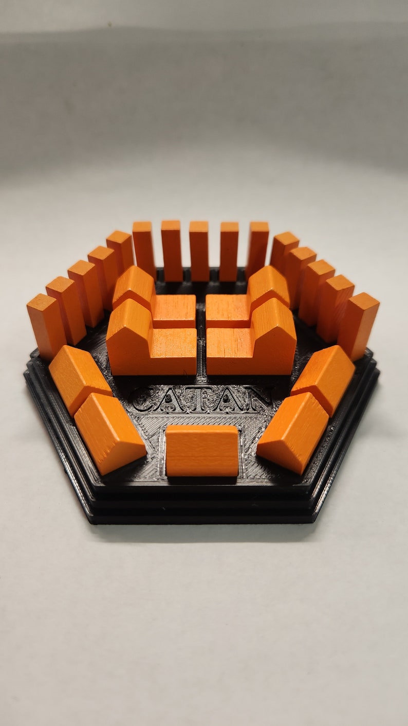 Catan Game Piece Holder Organizer 3D Print - Etsy