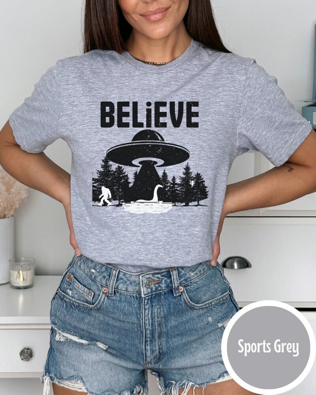 Supernatural Shirt Weirdcore Bigfoot Shirt UFO Shirts That Go Hard ...