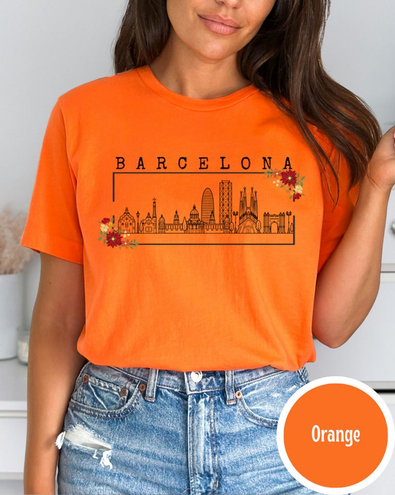 Downtown Girl Vanilla Girl Barcelona Shirt Spain Shirt Clean Girl ...