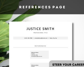 Modern Ats-friendly Resume Template for Microsoft Word Pages Google ...