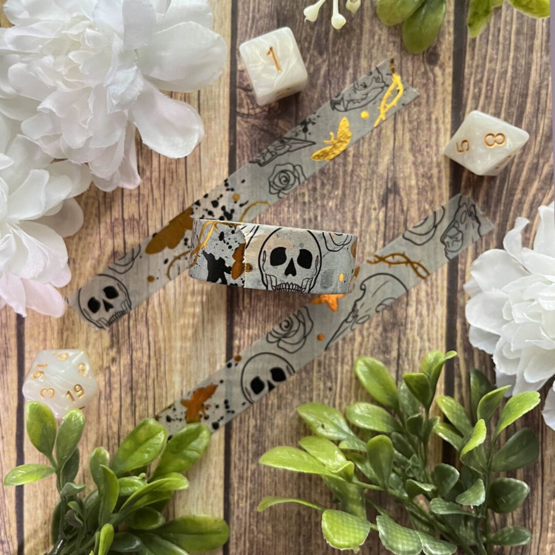 Wicked Moth Washi Tape, Witch Washi Tape, Halloween Washi Tape, 15mm X ...