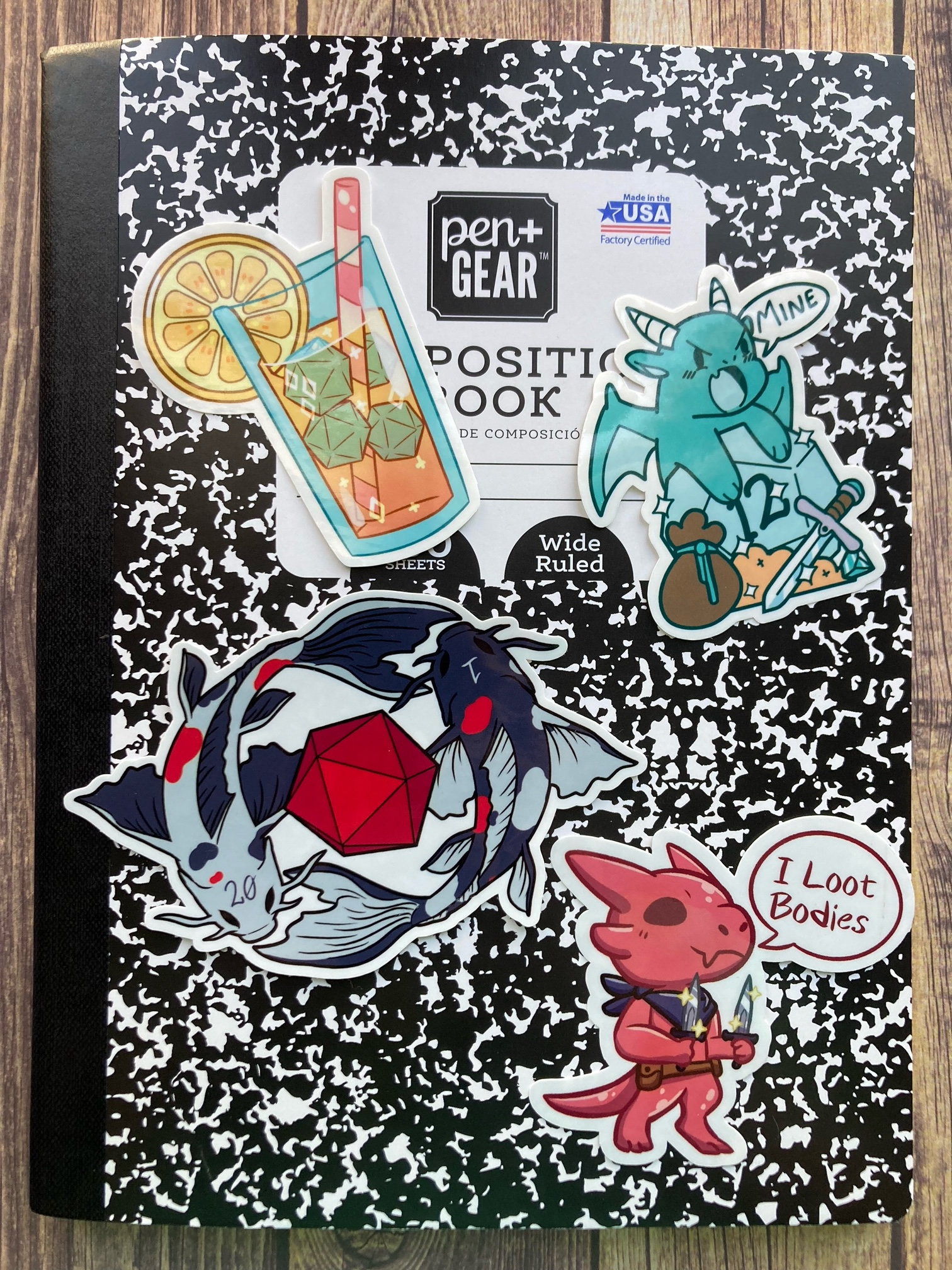 Mine Dragon Sticker: Cute Dnd Sticker, Dnd Gift, Laptop Sticker ...