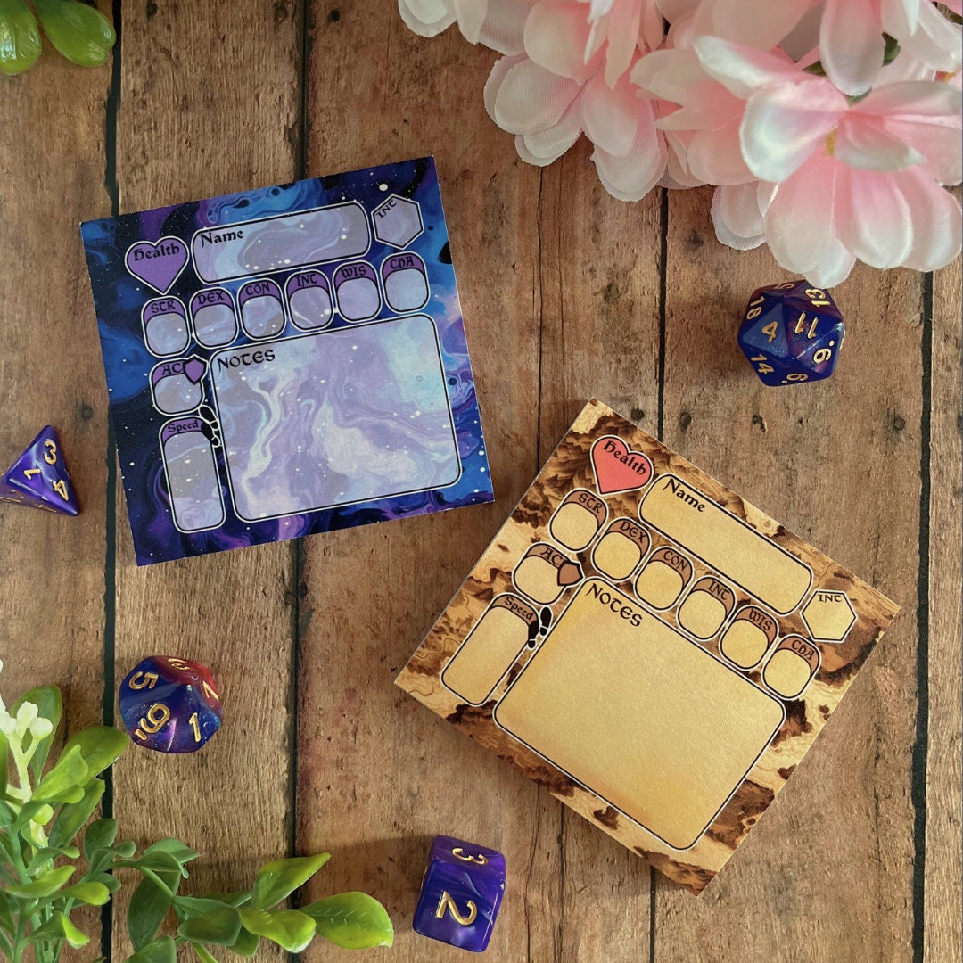 NPC D&D Sticky Notes: 3"x3" Dungeon Master Gift - Etsy