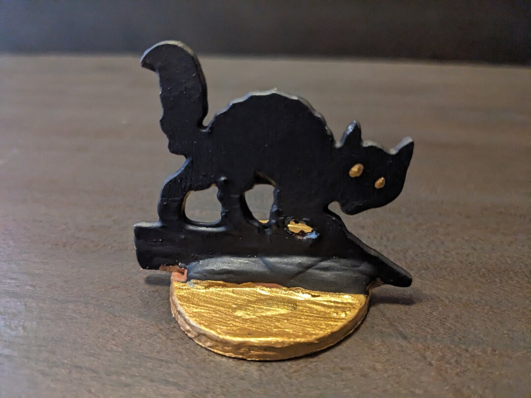 Mini Metal Cat Figurine for Dnd or Rpgs - Decoration - Etsy