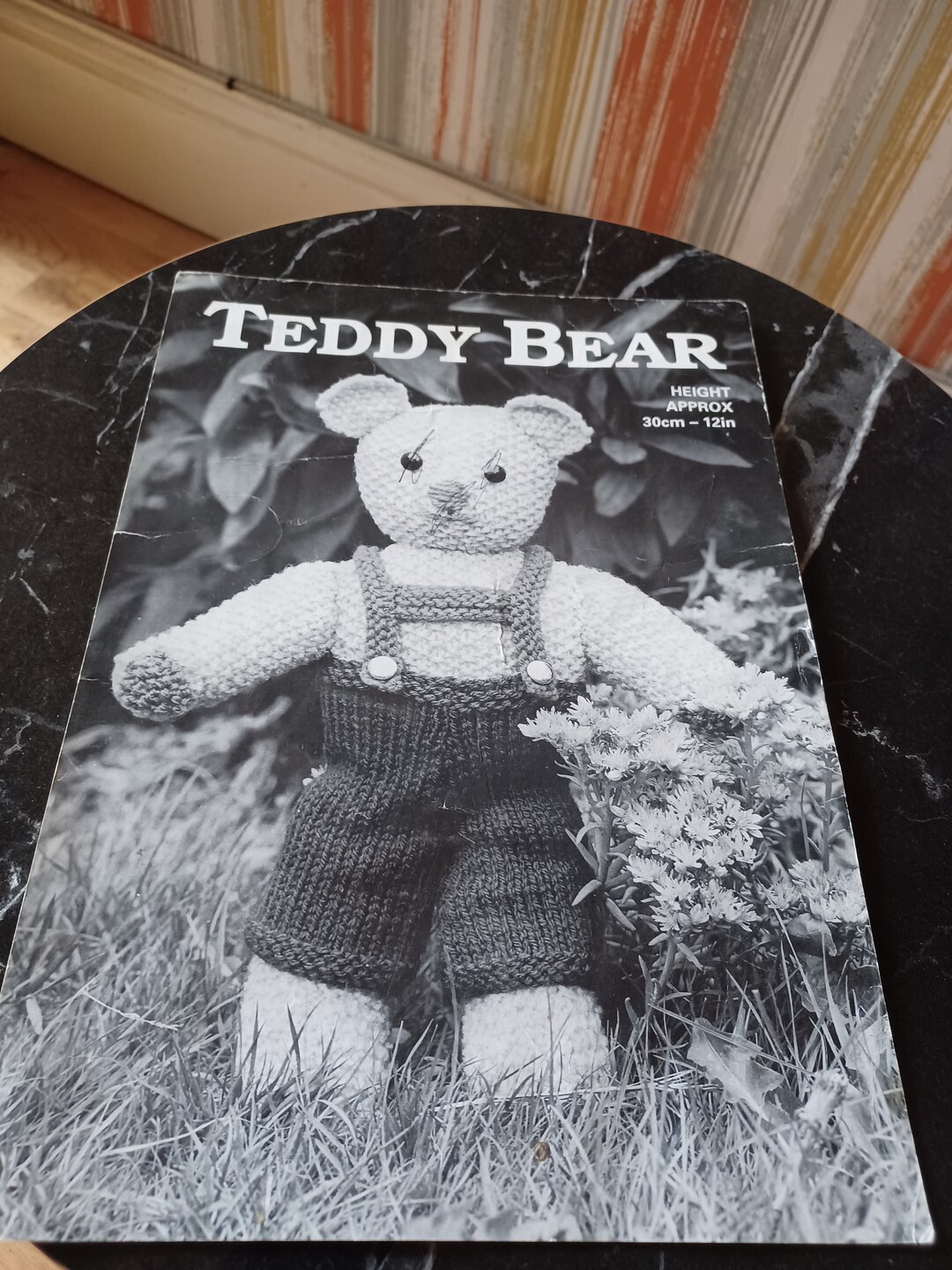 Vintage Patons Teddy Bear Knitting Pattern - Etsy