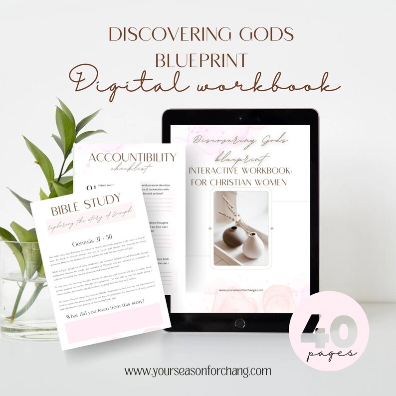 Discovering Gods Blueprint - ,digital In-depth Faith-led Workbook for ...