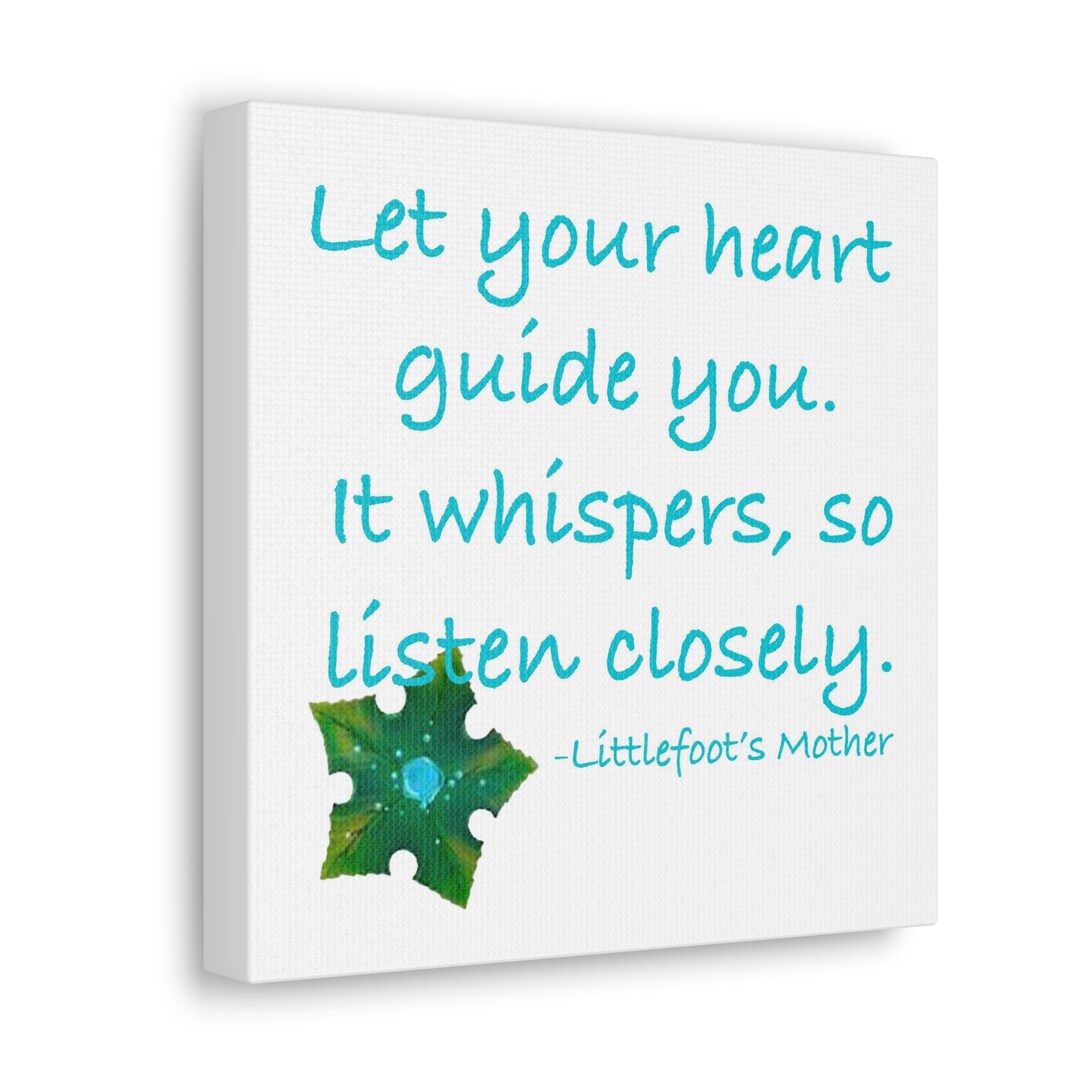 Let Your Heart Guide You Wall Art - Etsy