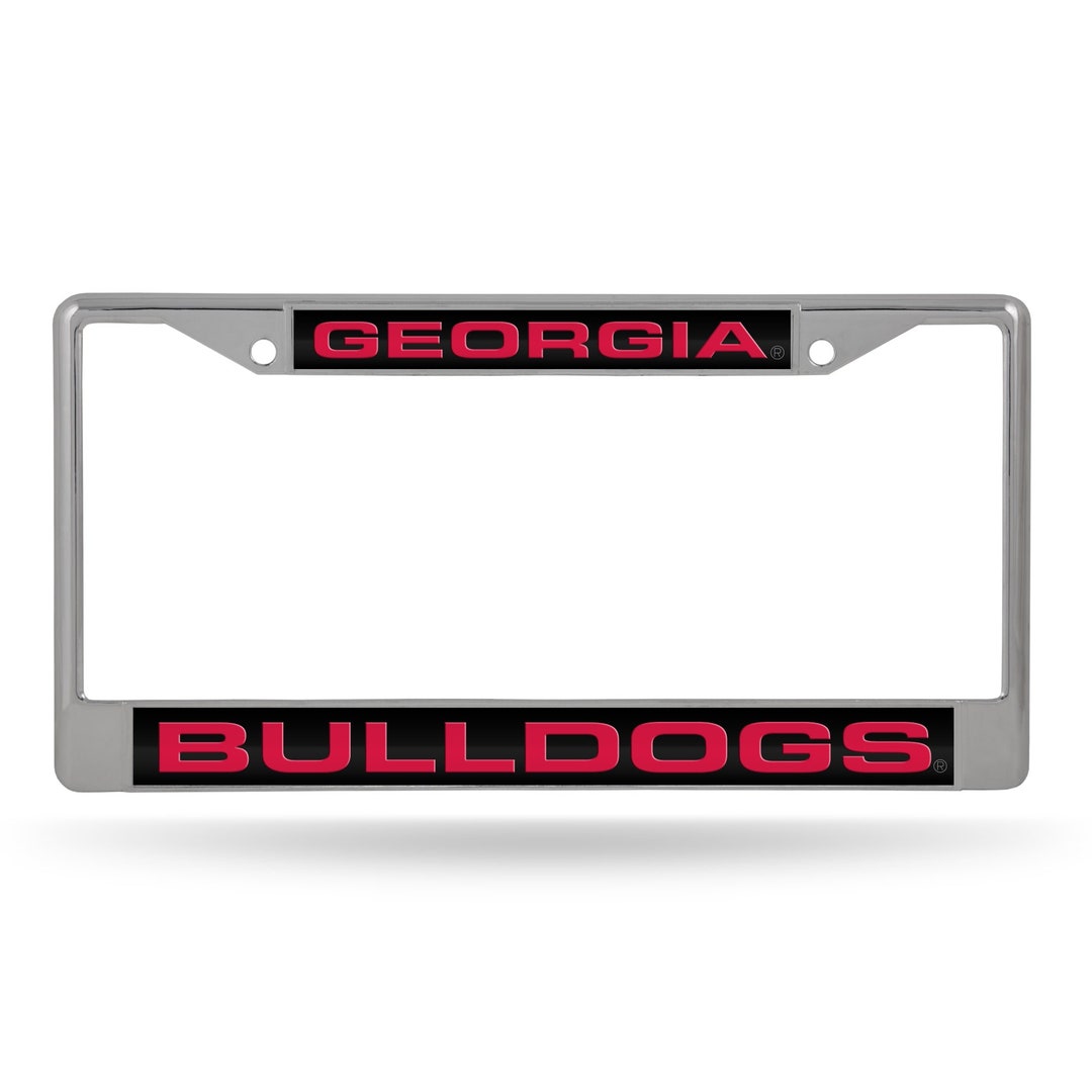 Georgia Bulldogs Laser License Plate Frame - Etsy