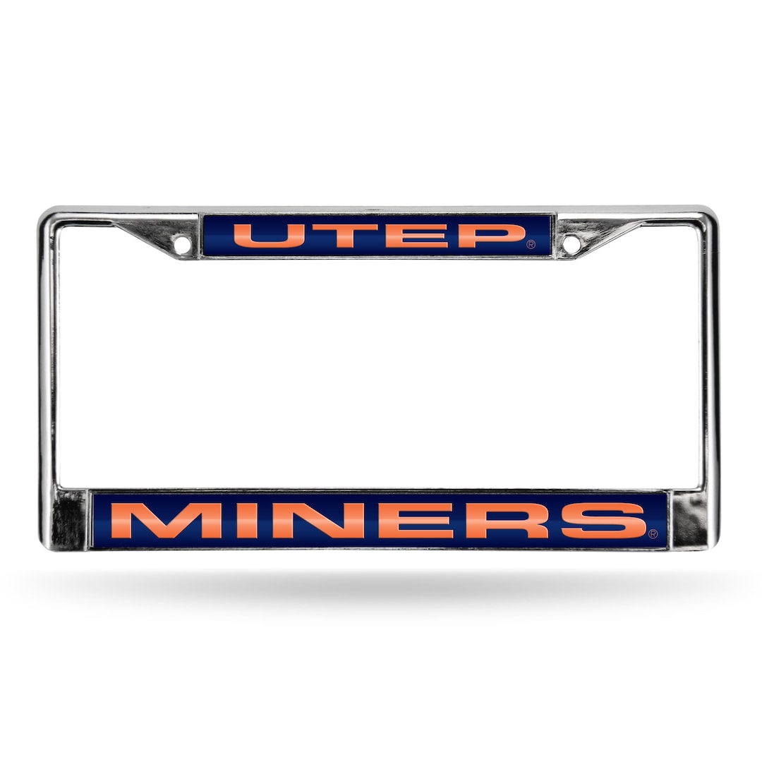 Utep Miners Laser License Plate Frame - Etsy