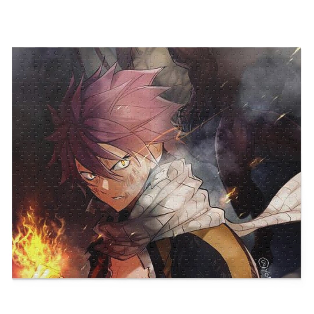 Test Your Skills With Anime Themed Natsu Anime Puzzle 120 - Etsy