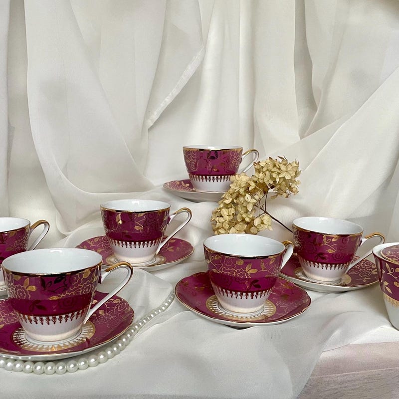 Antique Czech Tea Set - Etsy