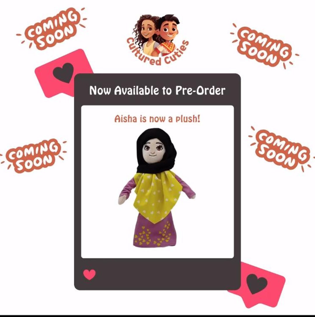 Aisha Plush Muslim Doll Muslim Doll Hijabi Doll Doll With Hijab - Etsy