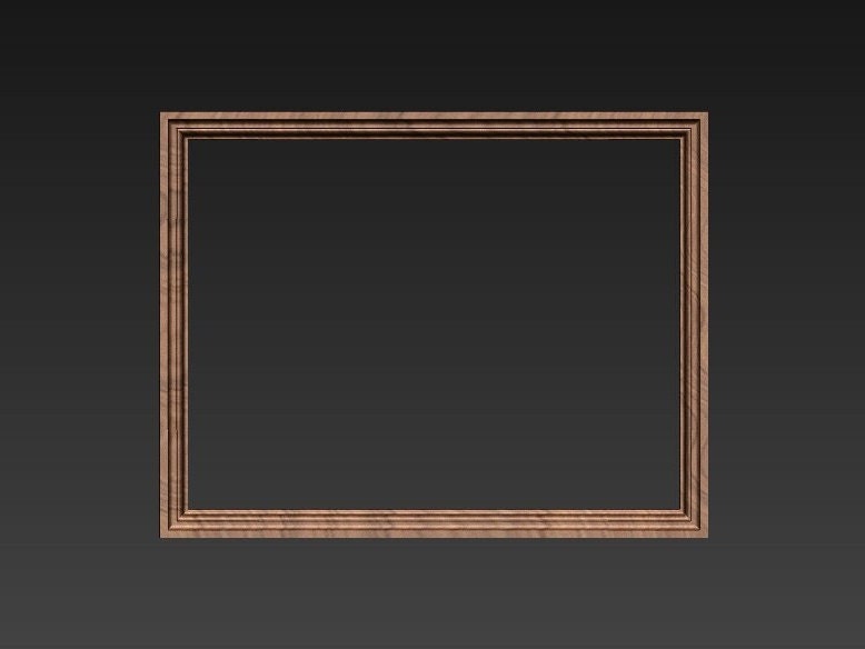 Frame File for CNC, 3D STL File, Engraver, Artcam, Wood, Wall Decor ...