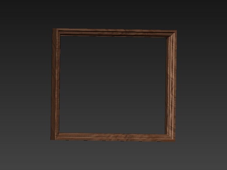 Frame File for CNC, 3D STL File, Engraver, Artcam, Wood, Wall Decor ...