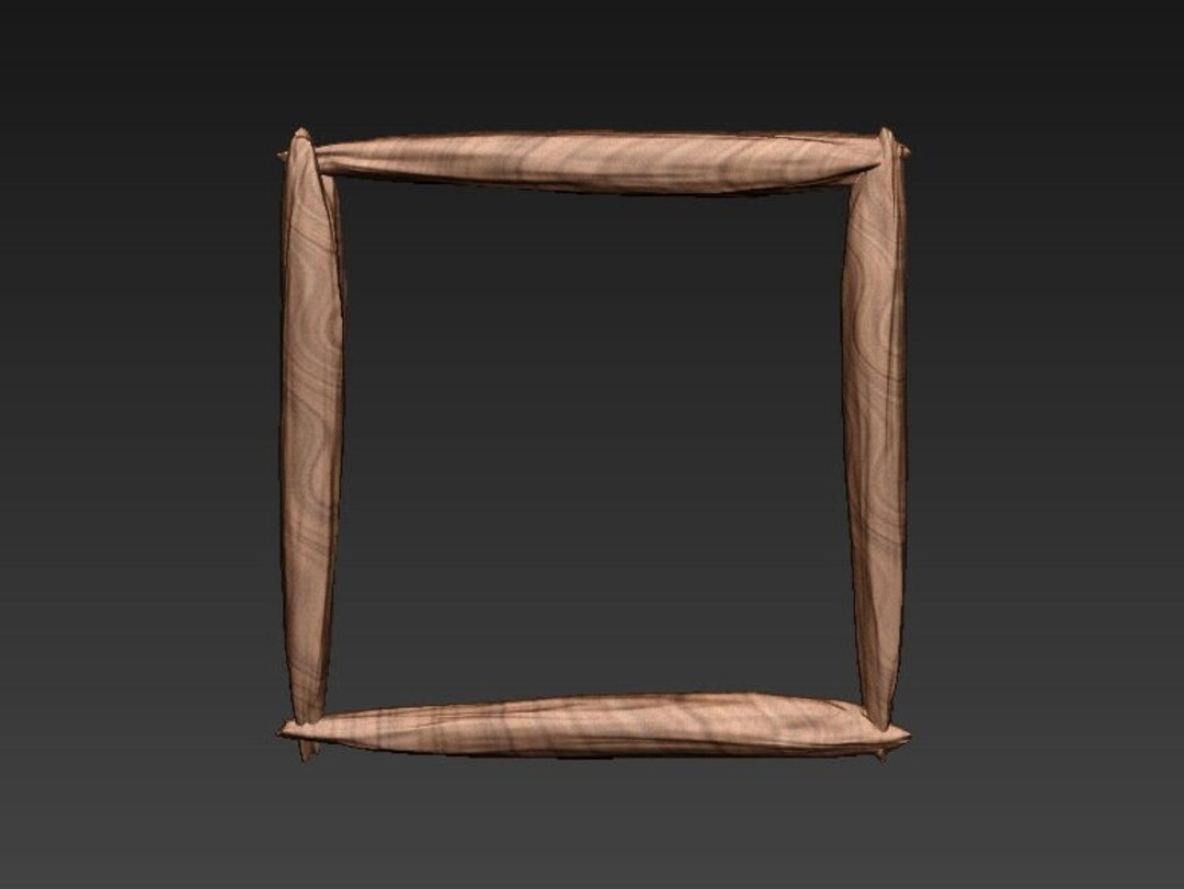 Frame File for CNC, 3D STL File, Engraver, Artcam, Wood, Wall Decor ...