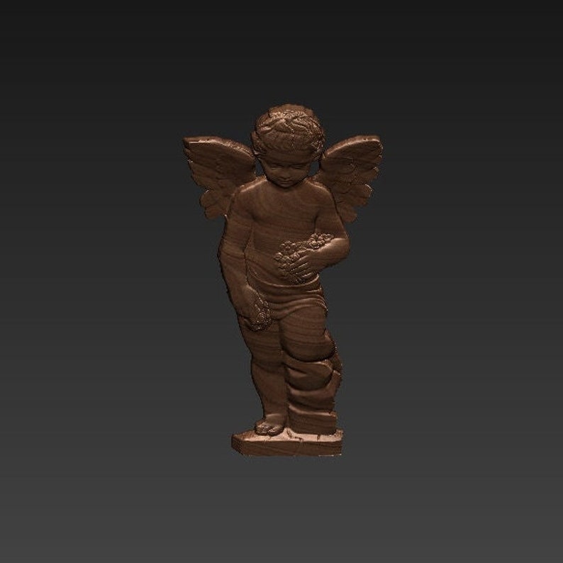 Angel File for CNC, 3D STL File, Engraver, Artcam, Wood, Wall Decor ...