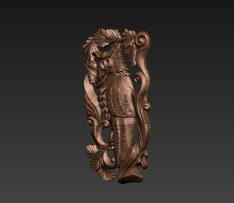 Owl File for CNC 3D STL File Engraver Artcam Wood Wall - Etsy